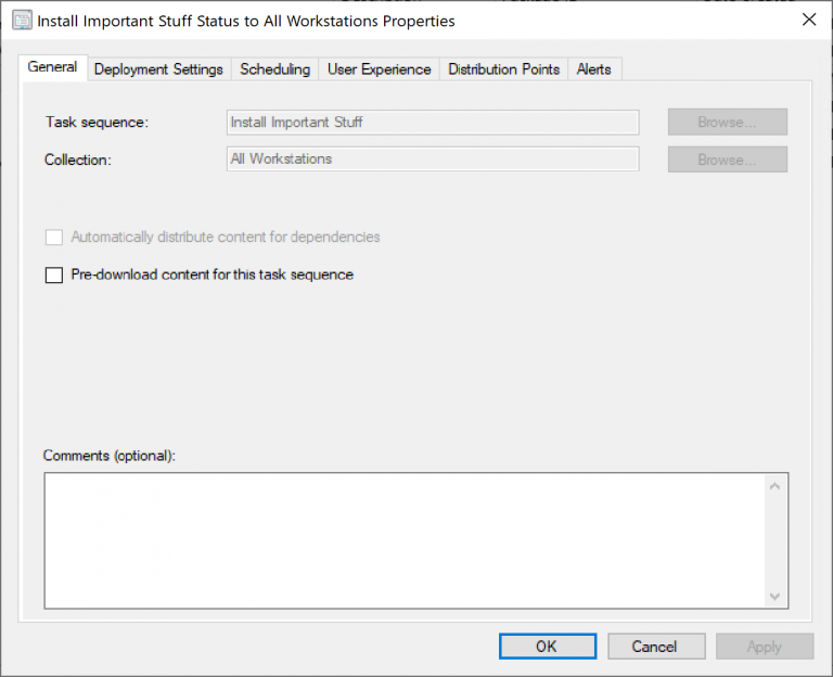 Task Sequence Deployment Popups Garytown Configmgr Blog