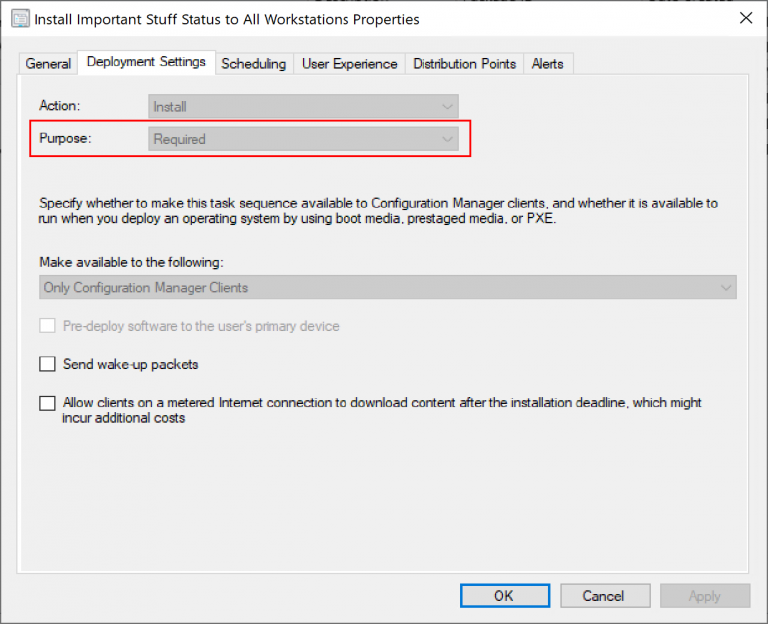 Task Sequence Deployment Popups Garytown Configmgr Blog