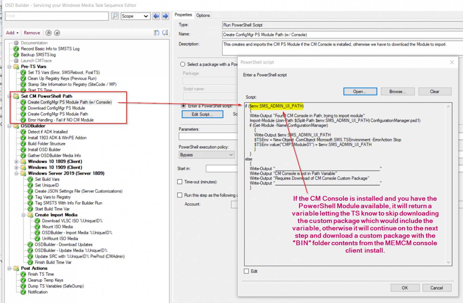 OSD Builder in a Task Sequence – GARYTOWN ConfigMgr Blog
