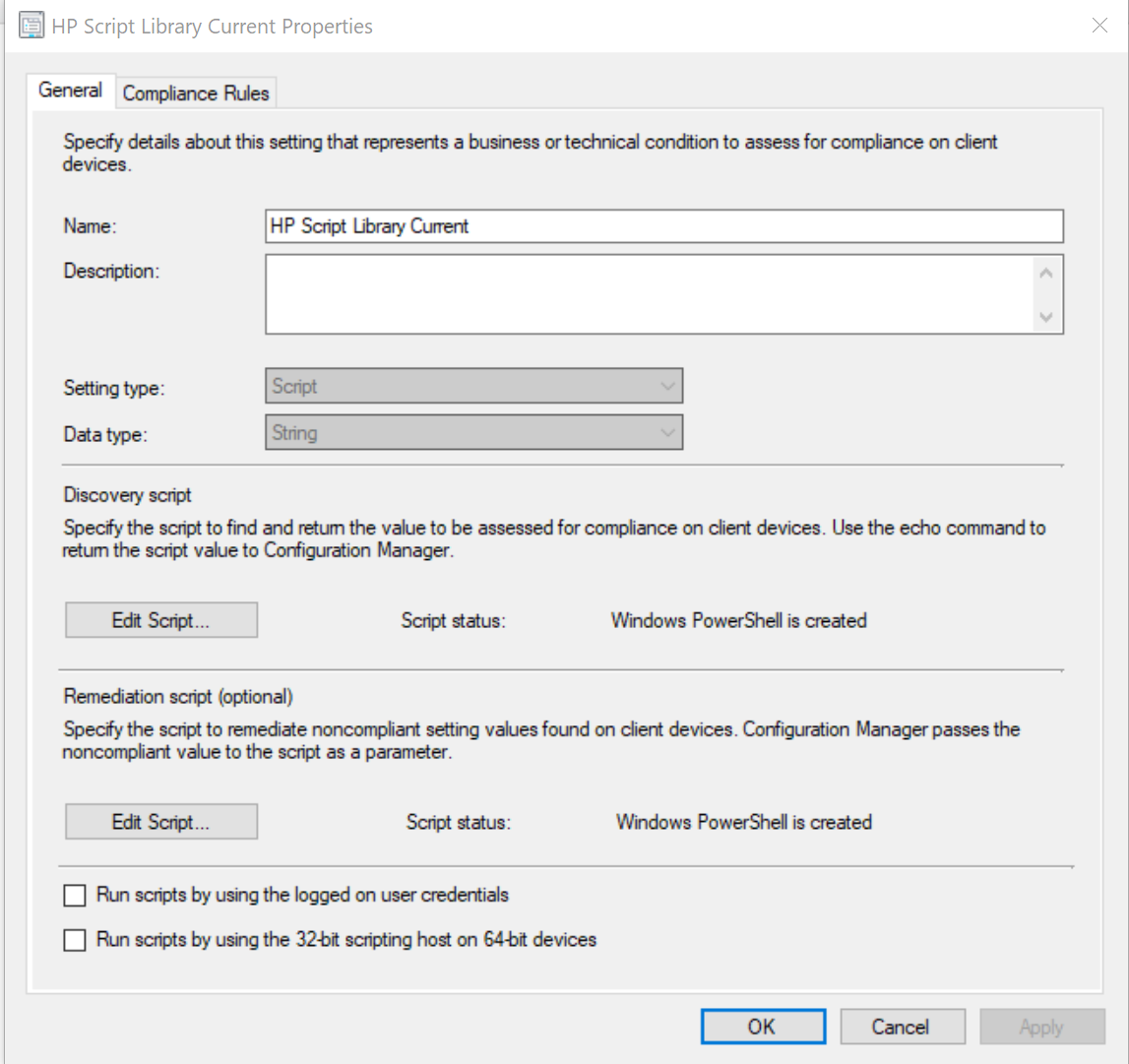 HP CMSL – ConfigMgr CIs – GARYTOWN ConfigMgr Blog