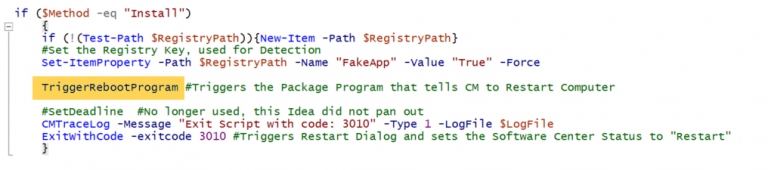 Trigger Machine Restart Controlled By Cm Via Powershell Garytown Configmgr Blog