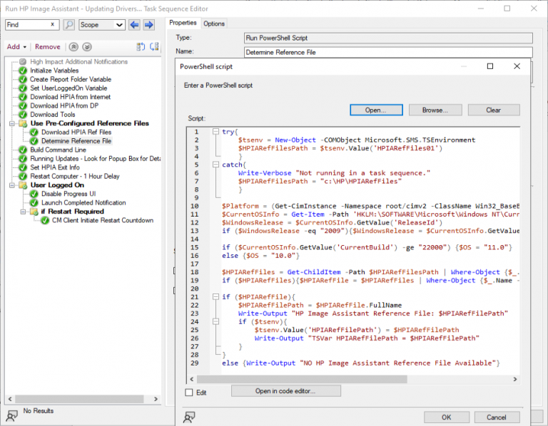 Deploying HP Driver Updates with Image Assistant and ConfigMgr Task ...