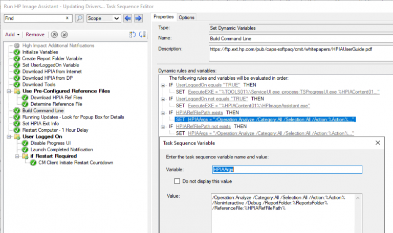 Deploying HP Driver Updates with Image Assistant and ConfigMgr Task ...