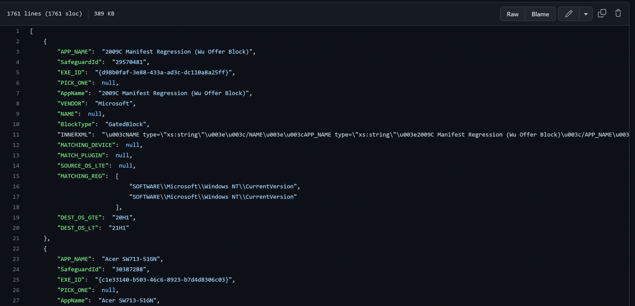 Windows SafeGuard Hold ID Lookup – Crowd sourced – GARYTOWN ConfigMgr Blog