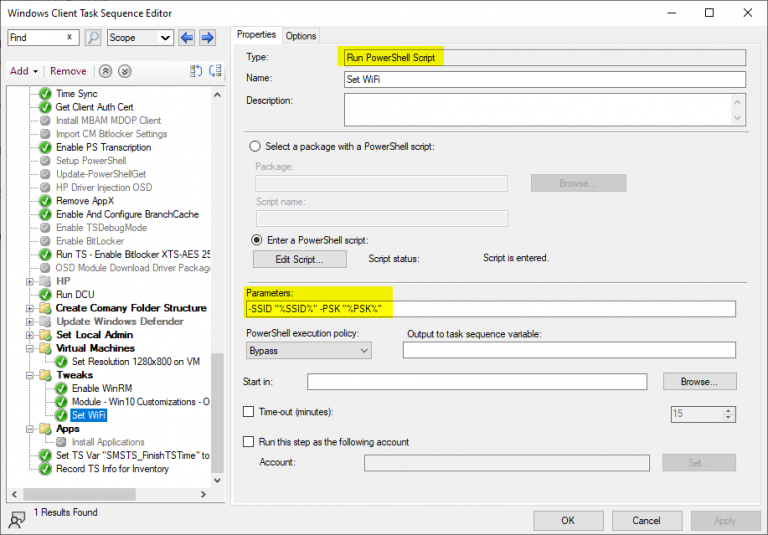 Set WiFi – ConfigMgr OSD – PowerShell – GARYTOWN ConfigMgr Blog