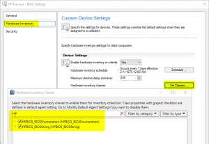 HP Devices – Inventory BIOS Settings in ConfigMgr – GARYTOWN ConfigMgr Blog