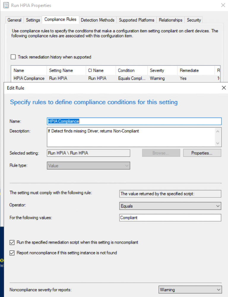 Using Configmgr Baseline To Deploy Hpia For Auto Updating Of Drivers Garytown Configmgr Blog