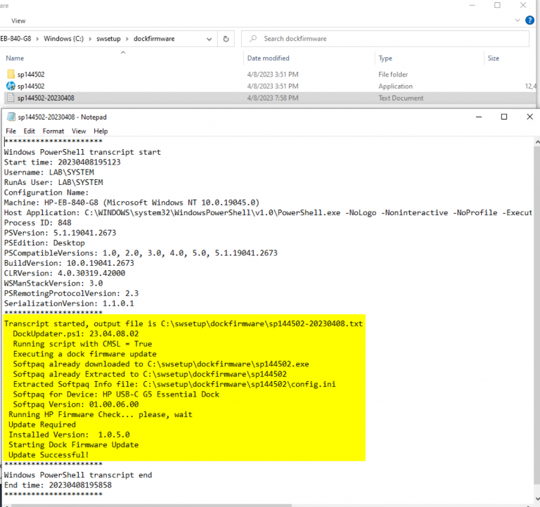Updating HP Docks with Intune or ConfigMgr using PowerShell – GARYTOWN ConfigMgr Blog