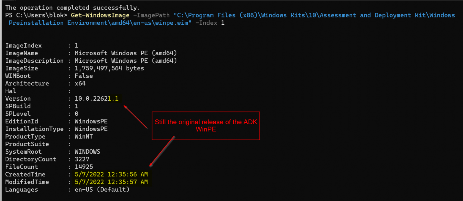 KB5025885: Dealing with CVE-2023-24932 for your ConfigMgr boot images. – GARYTOWN ConfigMgr Blog