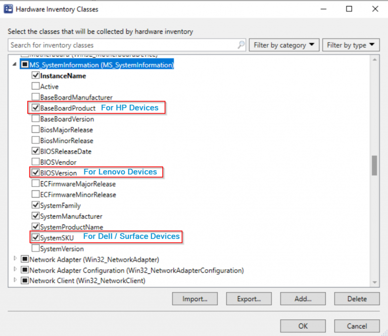 ConfigMgr Inventory SystemSKUNumber, Product & BIOSVersion for Device Mapping – GARYTOWN ...