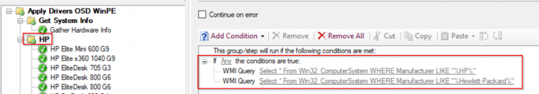 ConfigMgr TS Basics – Model Mapping Conditions – GARYTOWN ConfigMgr Blog
