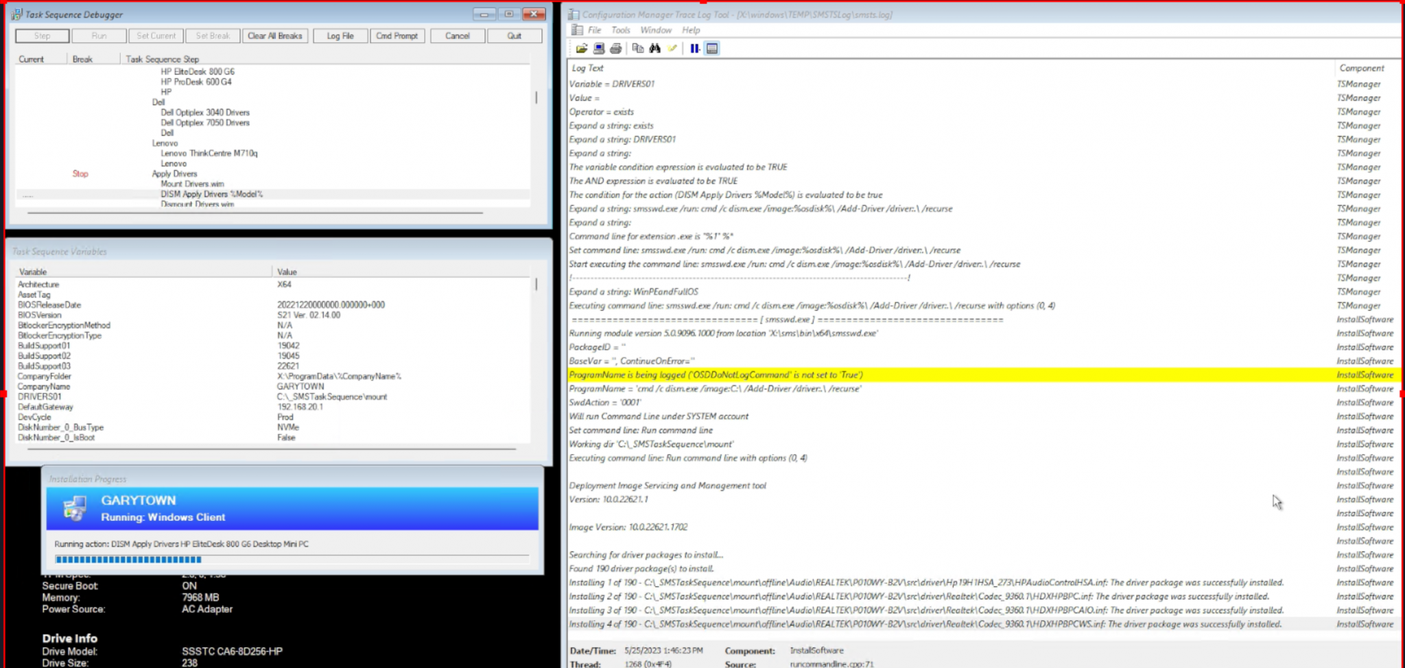 ConfigMgr TS Basics – Model Mapping Conditions – GARYTOWN ConfigMgr Blog