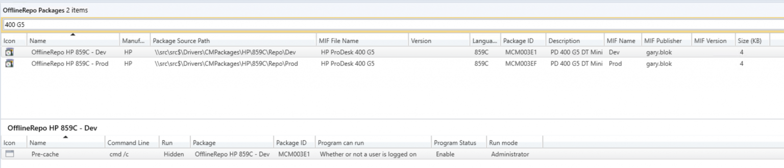 OSD HP Image Assistant Revisited – Offline – HPIA Repo in CM Packages ...