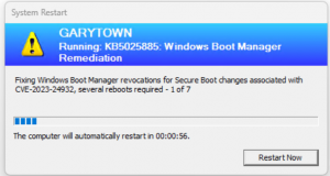 ConfigMgr Task Sequence – KB5025885: How to manage the Windows Boot Manager revocations for ...