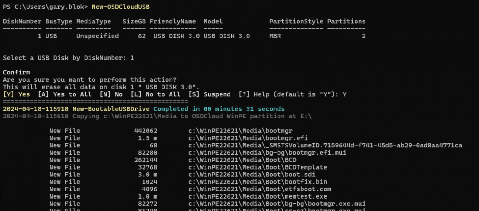 KB5025885 – Updating your USB Boot Media – Leveraging OSD Module ...