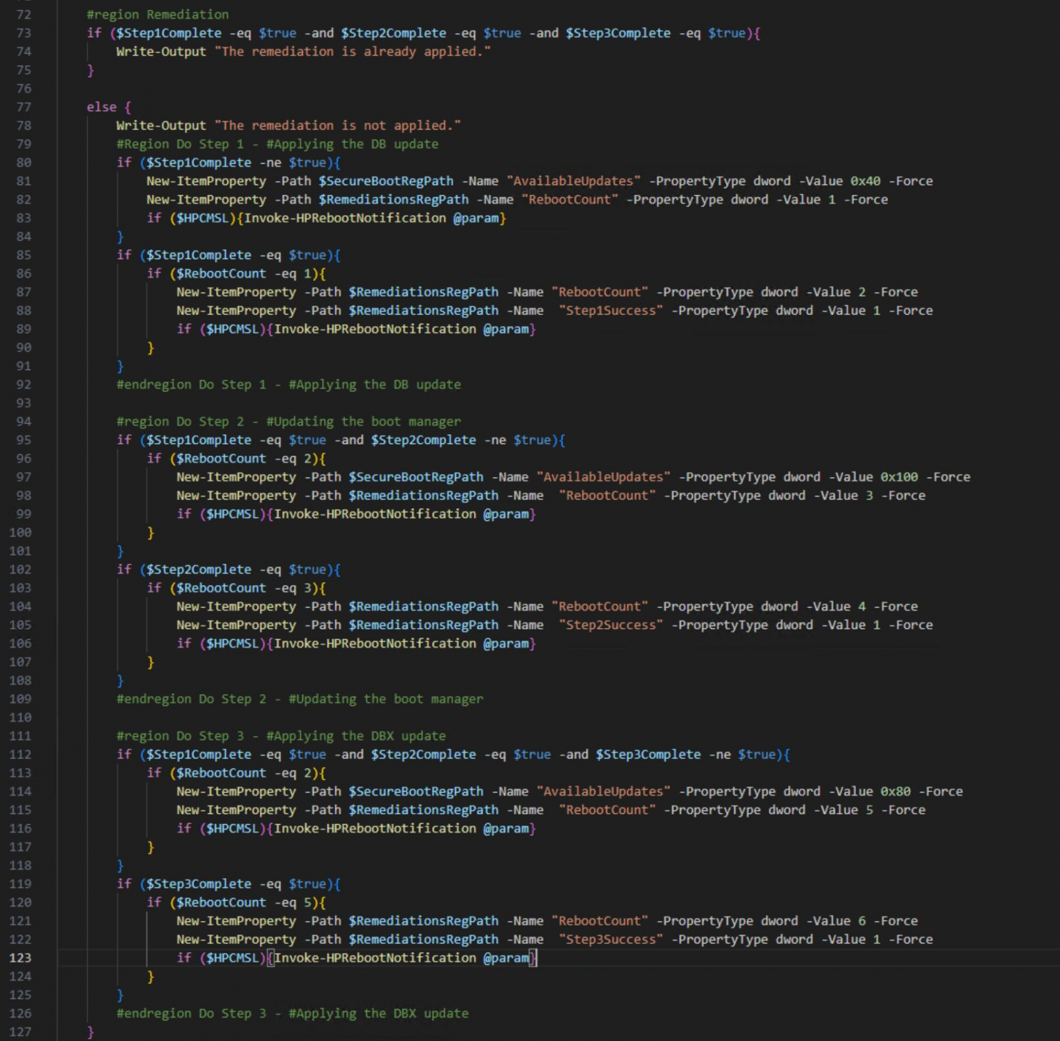 PowerShell Script – KB5025885: How to manage the Windows Boot Manager revocations for Secure ...