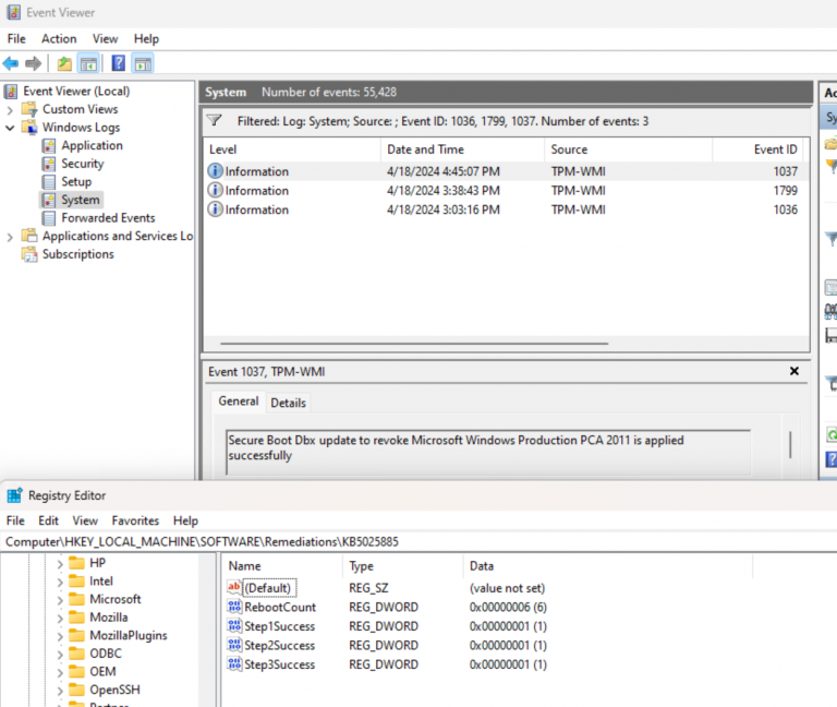 PowerShell Script – KB5025885: How to manage the Windows Boot Manager ...
