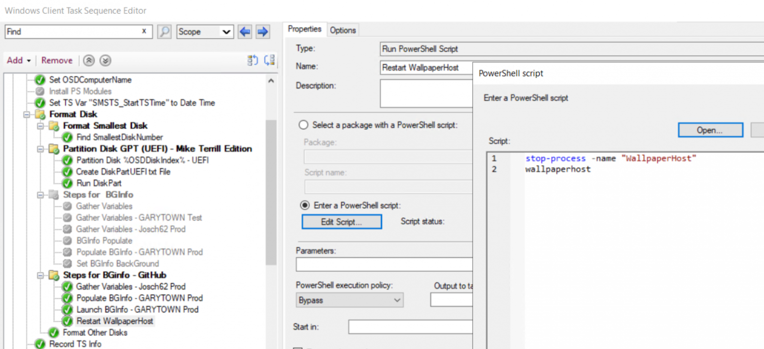 BGInfo Bug (and more) in ADK 24H2 – Fix – GARYTOWN ConfigMgr Blog
