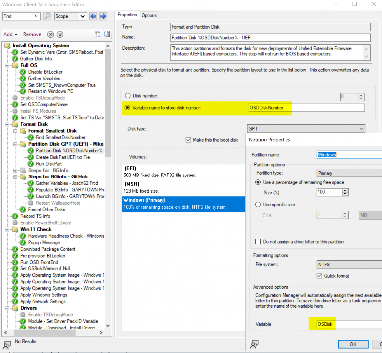 OSD with Multi Disk Configs – GARYTOWN ConfigMgr Blog