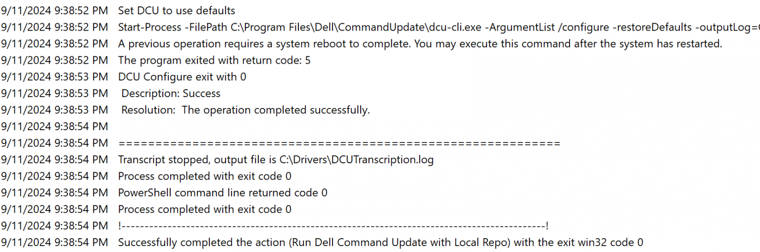 Dell Command Update – Offline Repo – TS Integration – GARYTOWN ConfigMgr Blog