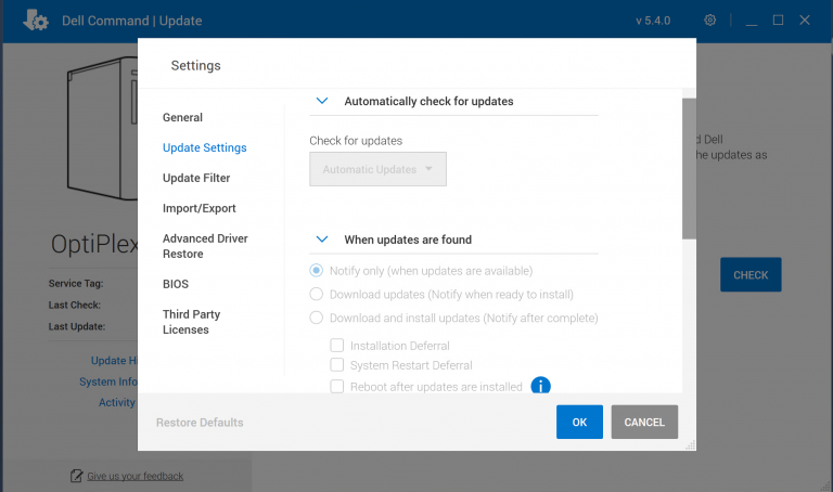 Dell Command Update – Install & Manage via PowerShell – GARYTOWN ...