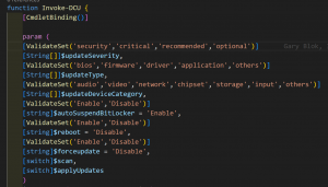 Dell Command Update – Install & Manage via PowerShell – GARYTOWN ...