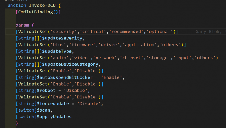 Dell Command Update – Install & Manage via PowerShell – GARYTOWN ...