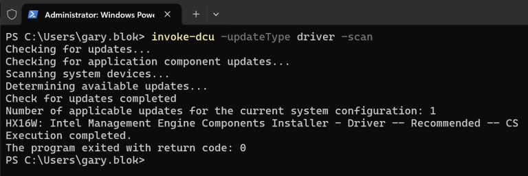 Dell Command Update – Install & Manage via PowerShell – GARYTOWN ...